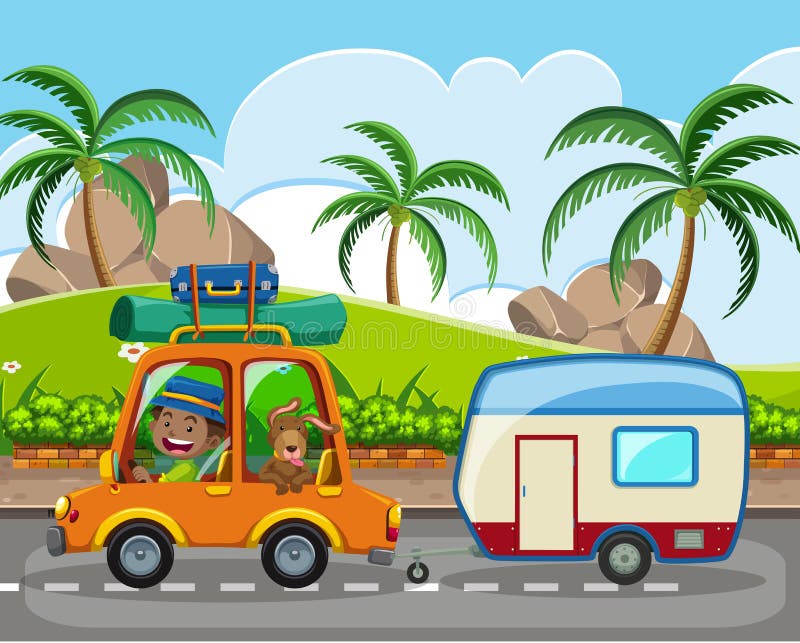 Caravan Drawing Stock Illustrations – 1,190 Caravan Drawing Stock ...