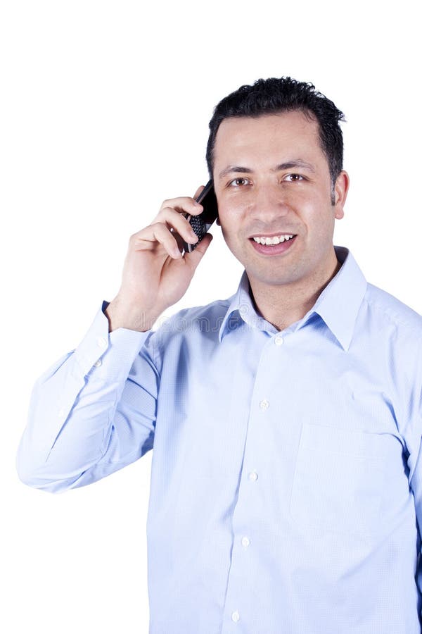 Man with phone stock image. Image of businessman, meeting - 13953057