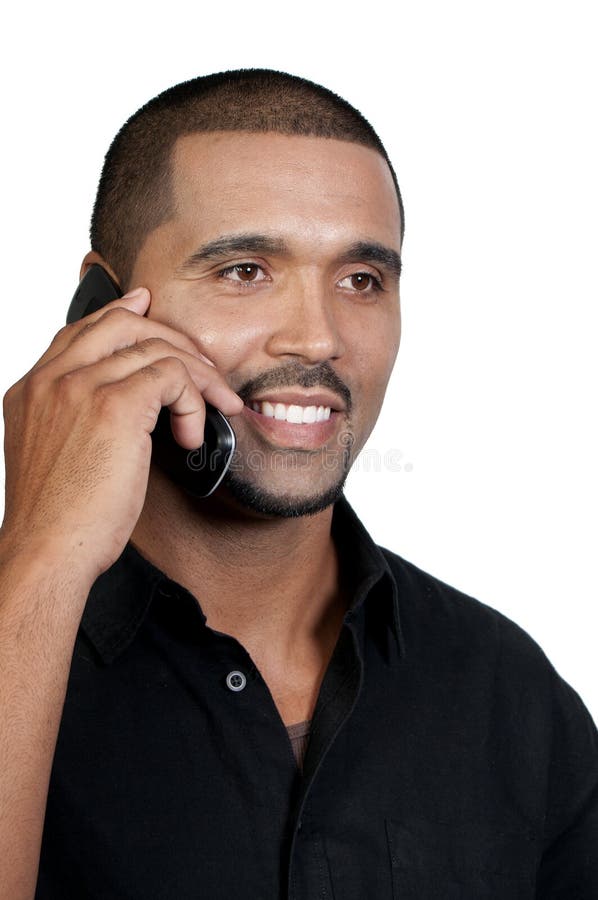 Man on the Phone stock photo. Image of cellular, communications - 15901182