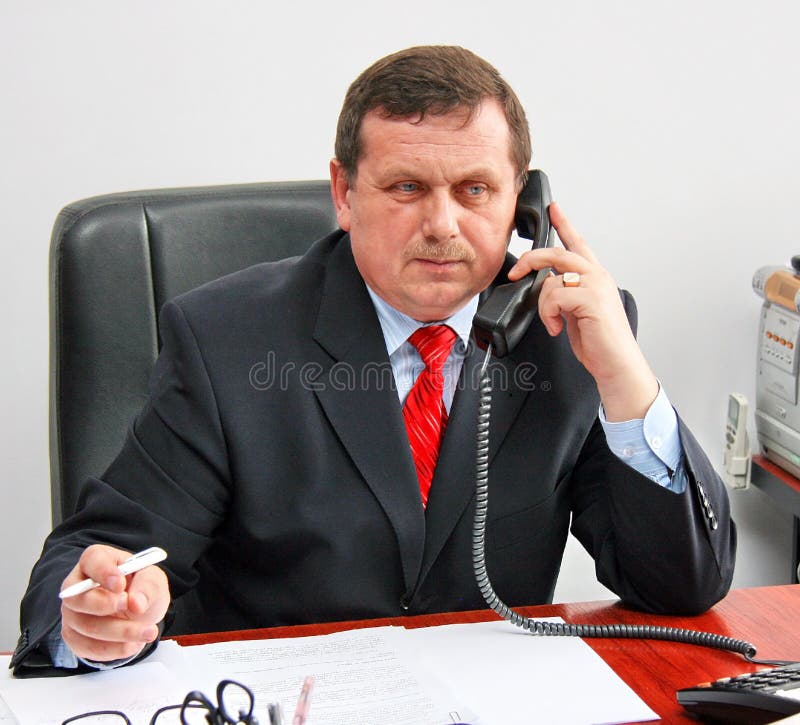 Man on phone stock image. Image of talking, sign, telephone - 18509227