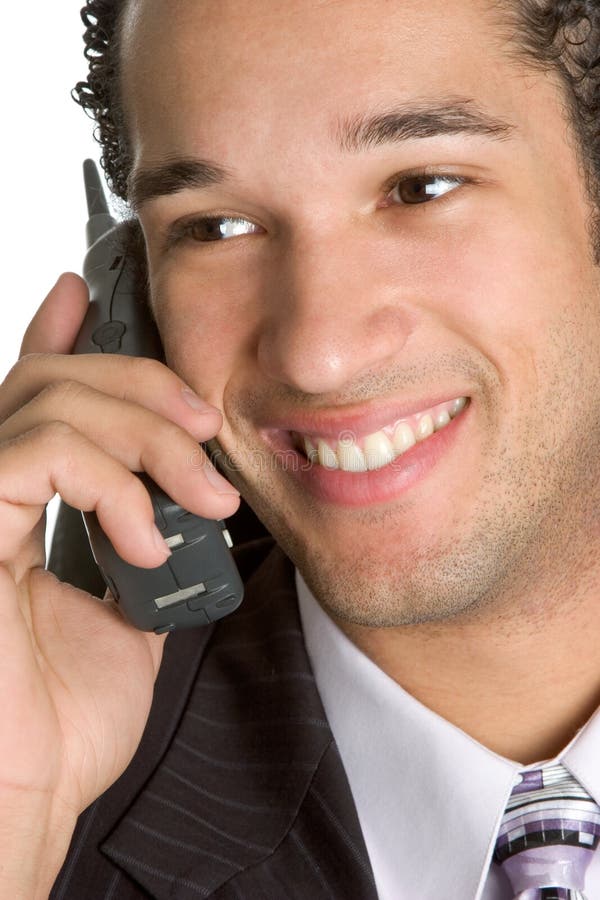 Man on Phone stock photo. Image of background, handsome - 2338288