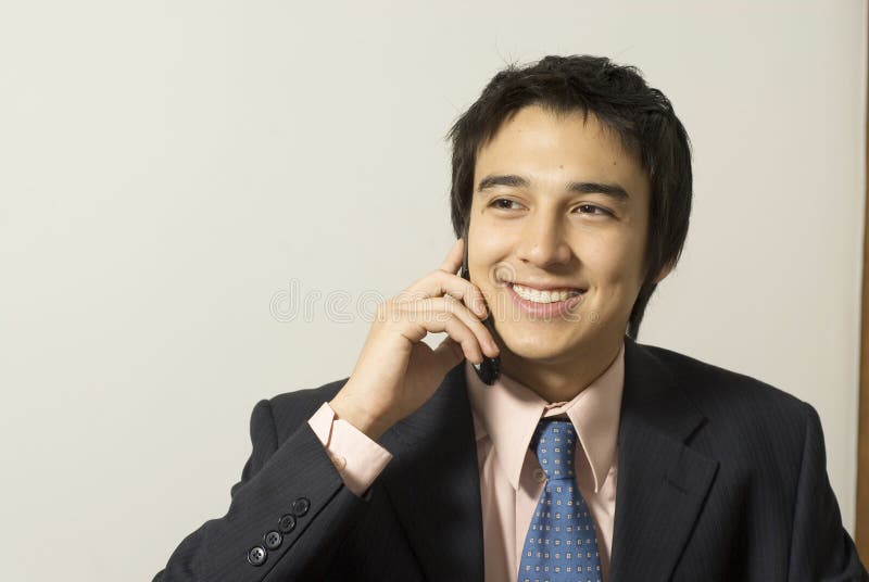 Man on Phone stock photo. Image of mobile, business, male - 7138496