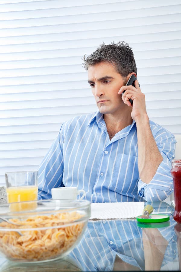 Man on Phone Call stock image. Image of cell, middle - 36084687