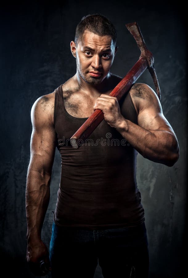 Holding Pick Axe Stock Photos - Free & Royalty-Free Stock Photos from ...