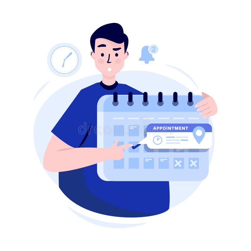 Man Holding Calendar Stock Illustrations – 1,710 Man Holding Calendar ...