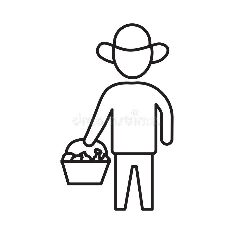 Man, Plant, Farmer, Tree, Bag, Man Tree Caring Icon Stock Vector ...