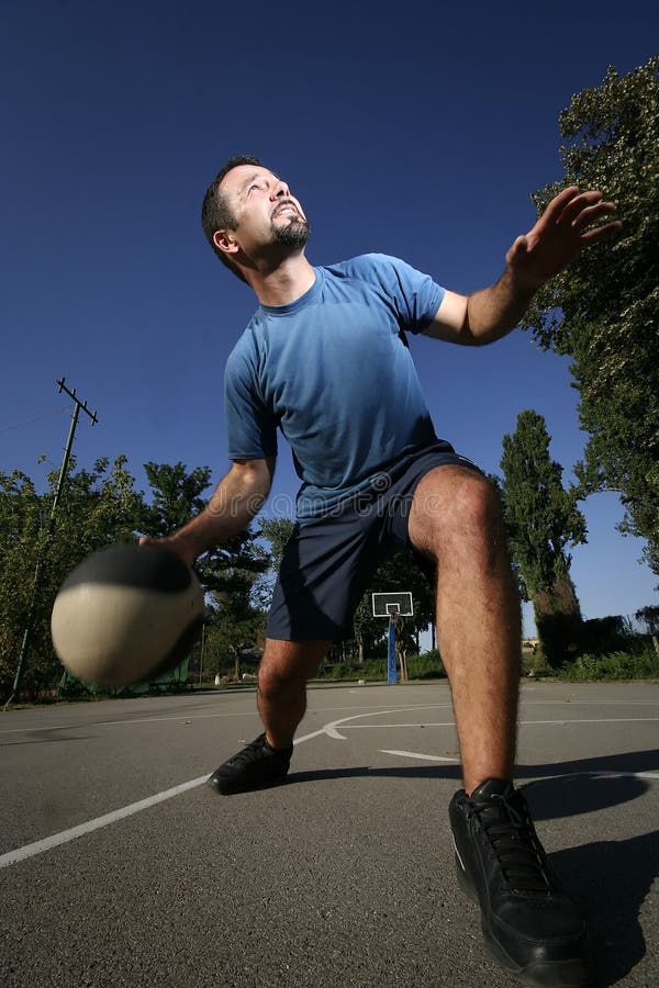 Man play basketball stock image. Image of hand, championship - 6356021