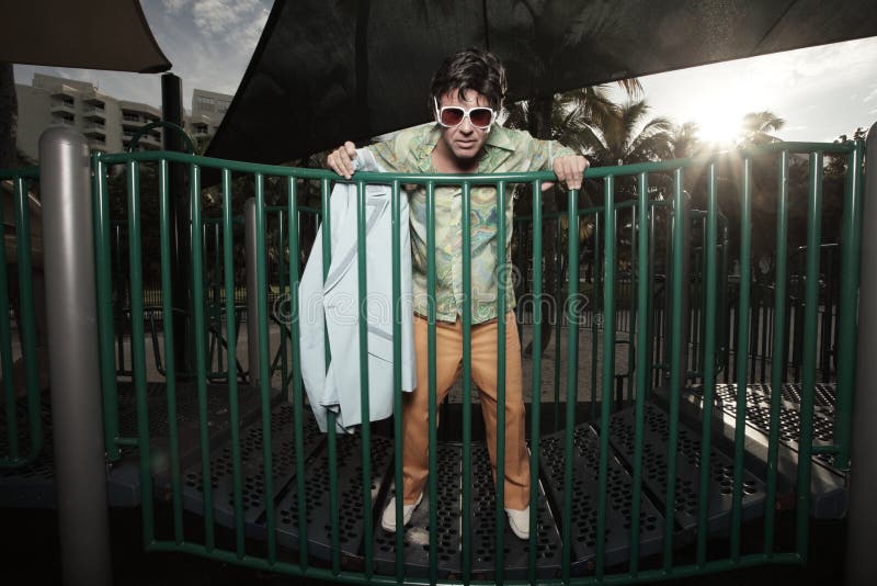 Man on a playground stock photo. Image of handsome, setting - 11504424