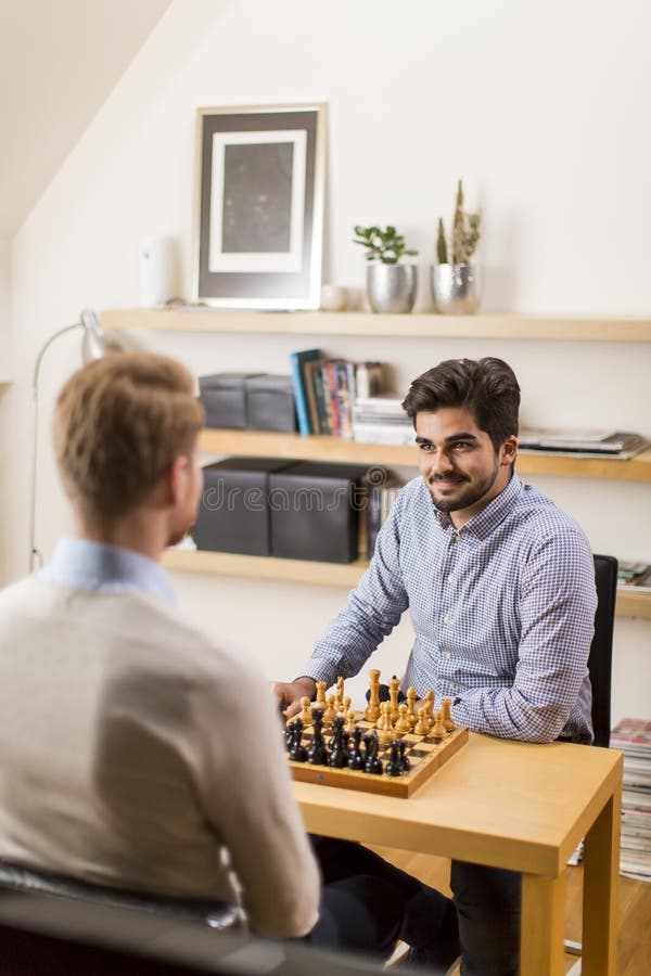Man playing chess stock photo. Image of senior, enjoying - 80436700