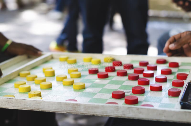 Man Playing Chinese Checkers in the Streets Stock Image - Image of game ...