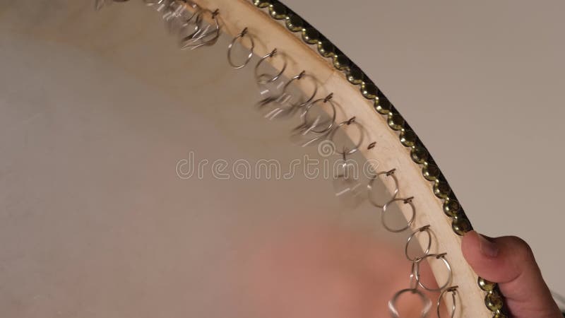 Man playing daf stock video. Video of ethnic, musical - 259131125