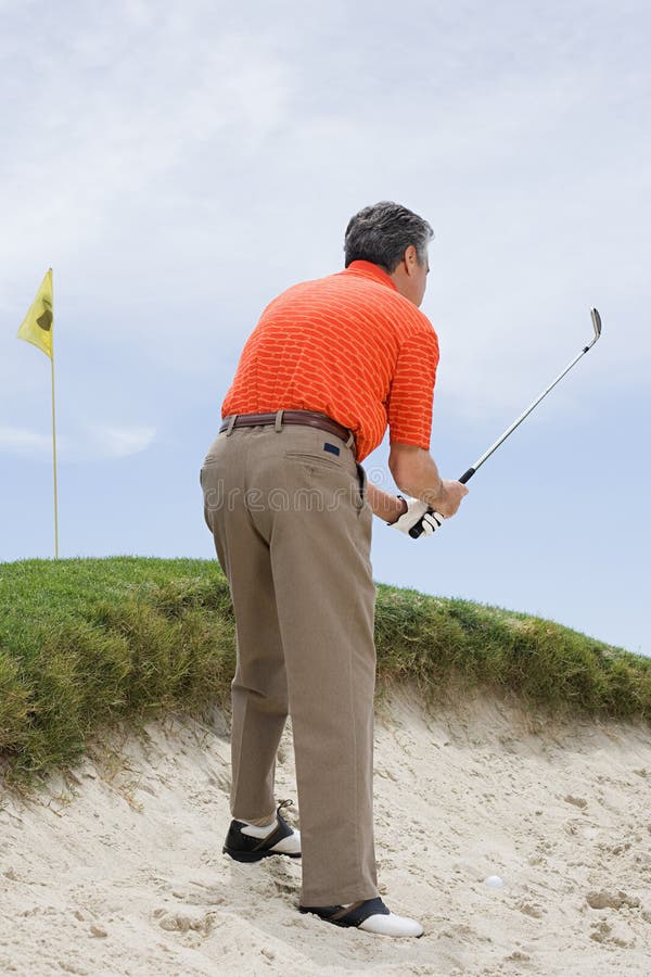 Man playing golf stock photo. Image of enjoy, healthy - 62533762