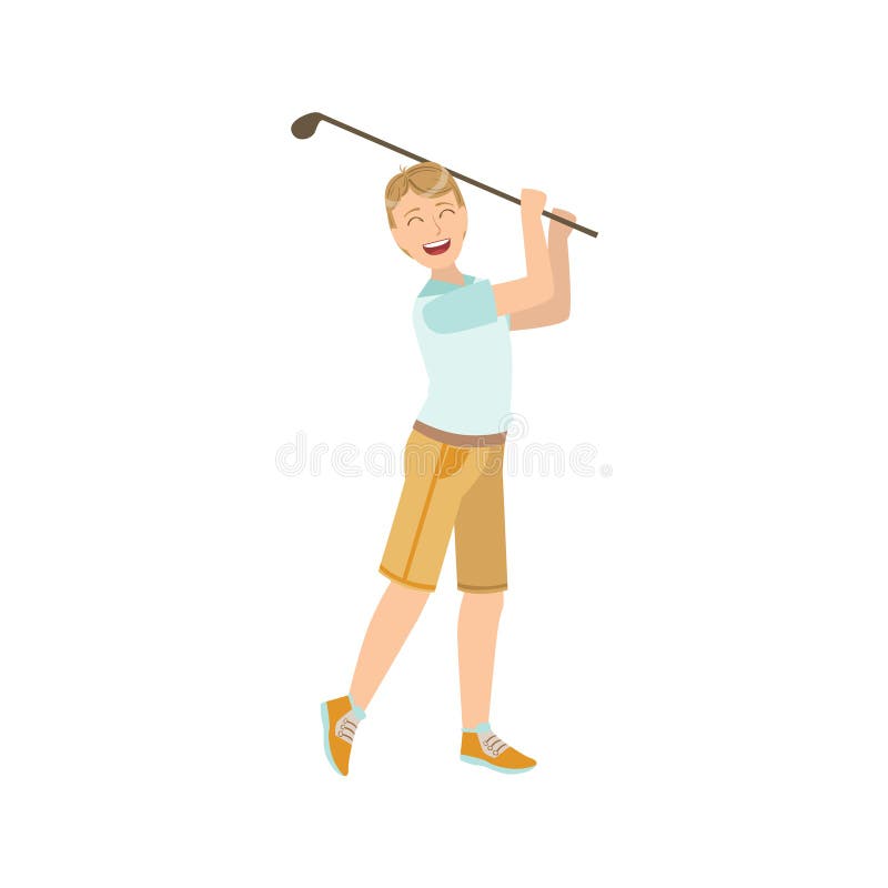 Cartoon Man Playing Golf Stock Illustrations – 748 Cartoon Man Playing ...