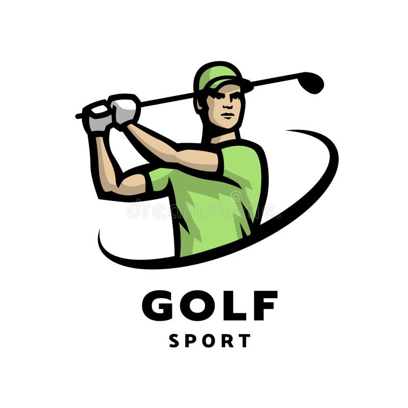 Golf Player Logo
