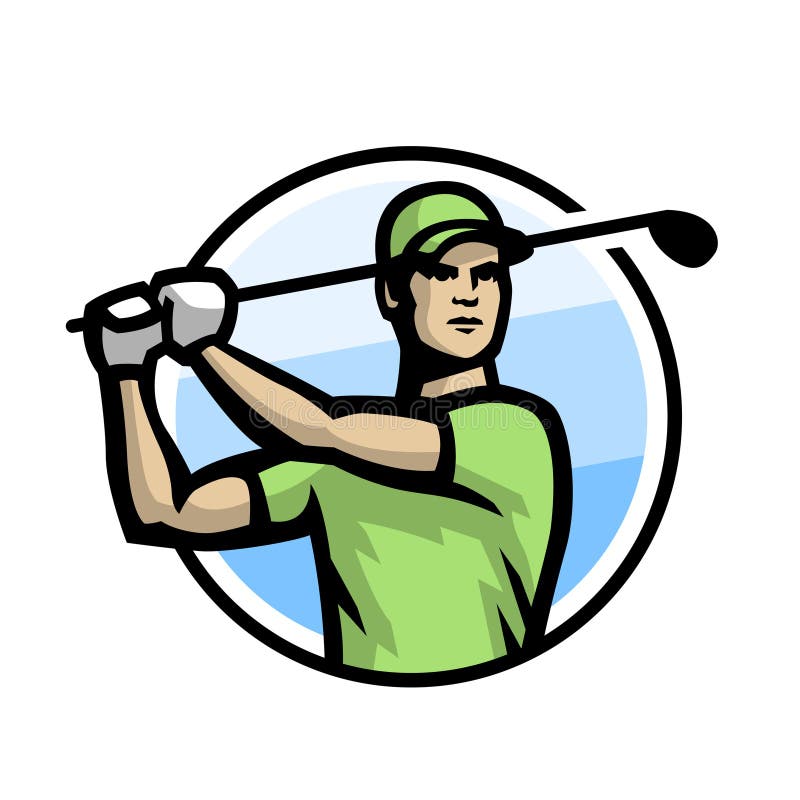 Male Golf Logo Stock Illustrations – 1,148 Male Golf Logo Stock ...
