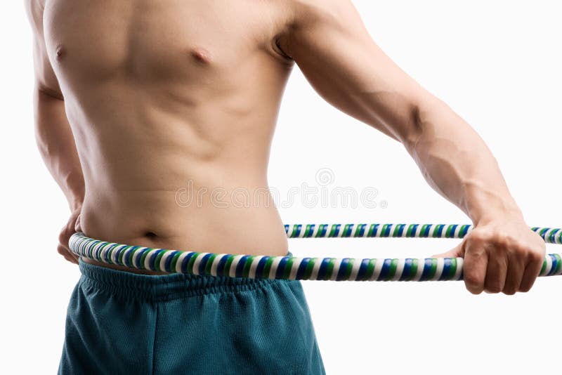 Man playing hula hoop stock image. Image of male, body - 14475059