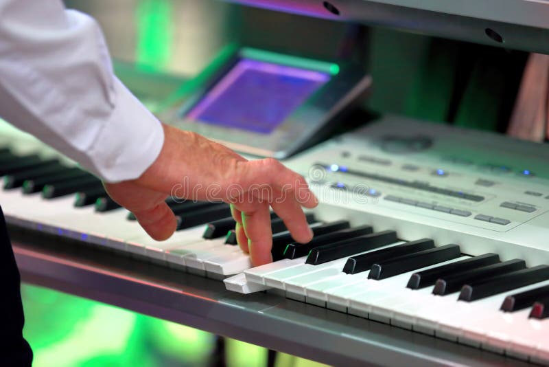 Man Playing the Keyboard at a Party Stock Photo - Image of ceremony ...