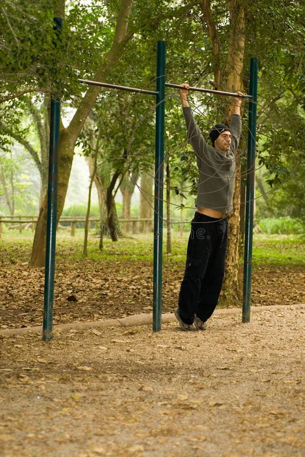 Man Playing at Park - Vertical Stock Photo - Image of ethnicity ...