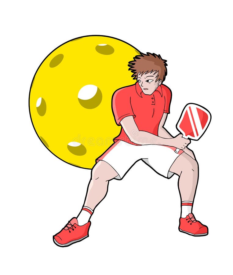 Pickleball Player Vector Stock Illustrations – 187 Pickleball Player ...