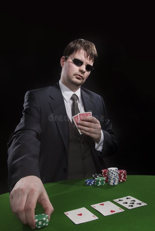 Man Playing Poker - Free Photo from StockFreeImages
