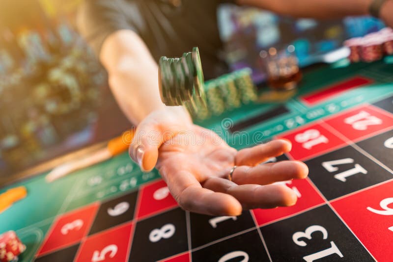 Man Playing Roulette at the Casino Stock Image - Image of casino, play ...