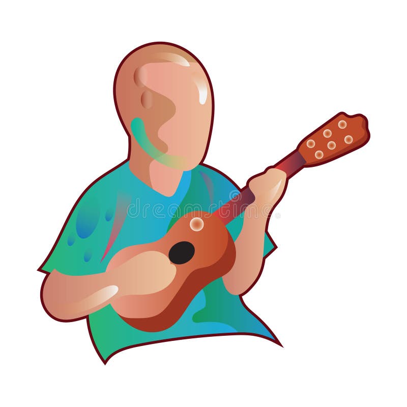 Man Playing Ukulele Stock Illustrations 320 Man Playing Ukulele Stock