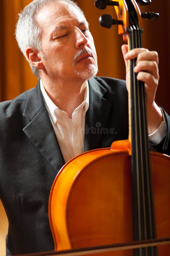 Man playing viola stock photo. Image of listen, playing - 39793416