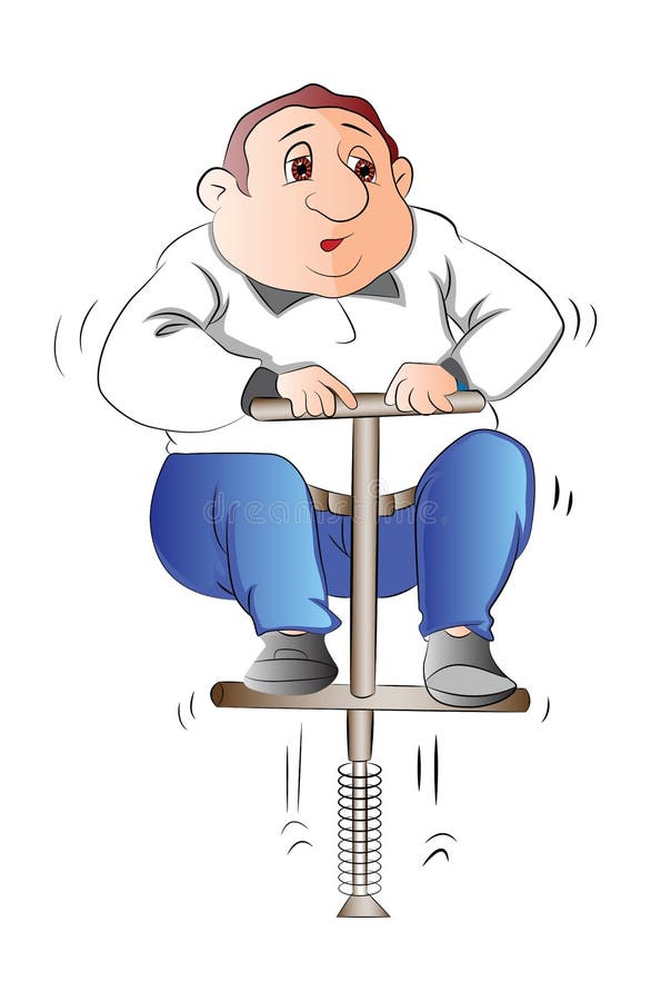 Pogo Stick Stock Illustrations – 418 Pogo Stick Stock Illustrations ...