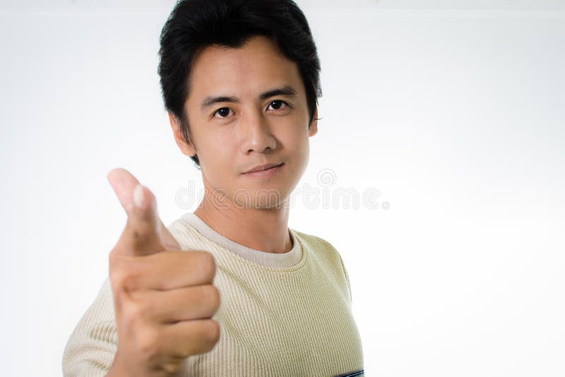 Man point to you stock image. Image of thailand, adult - 30834845