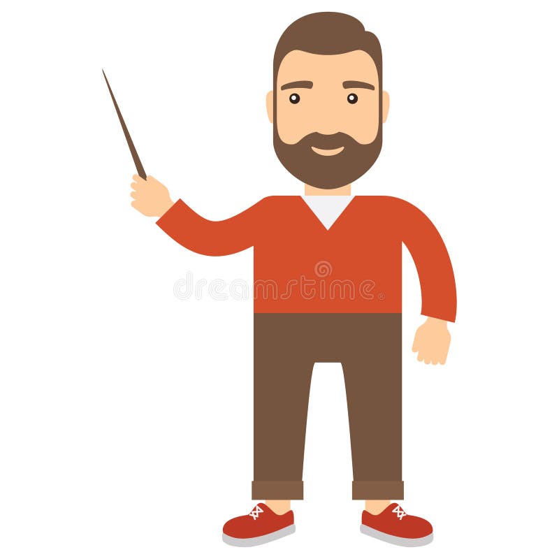 Man Pointer His Hand Stock Illustrations – 299 Man Pointer His Hand ...