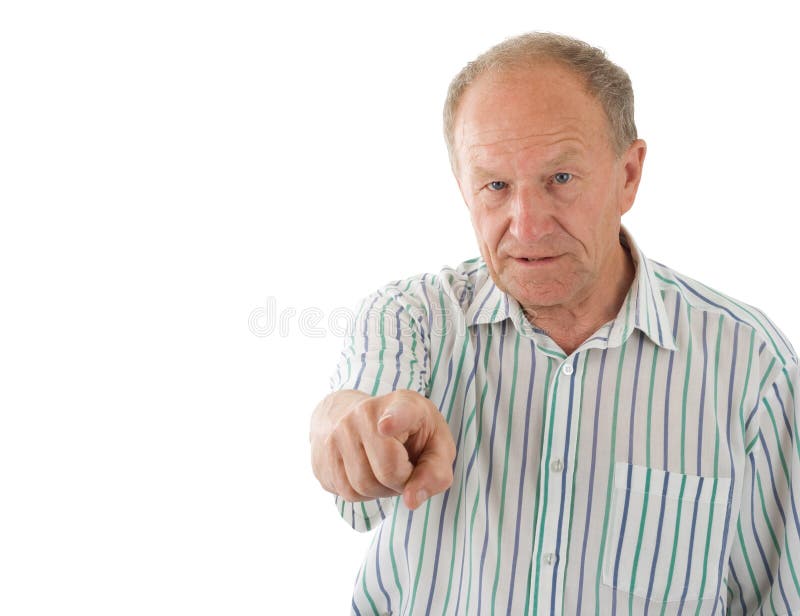 Grumpy old man stock photo. Image of white, anger, arms - 22860906