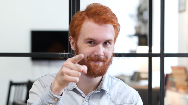 Man Pointing at Camera, Portrait Stock Image - Image of employee, path ...