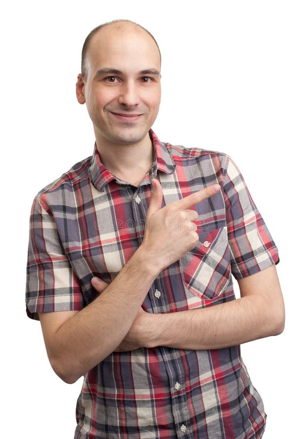 Man pointing finger stock image. Image of sign, space - 28101773