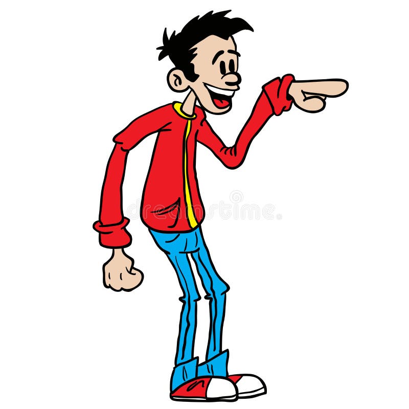 Cartoon Finger Pointing Stock Illustrations – 29,785 Cartoon Finger ...