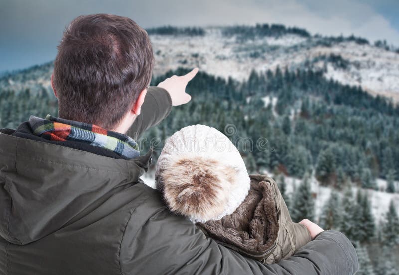 Man Pointing Finger at Something Outside Stock Image - Image of flirt ...