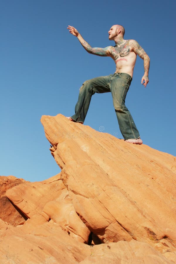 Man pointing forward stock image. Image of jeans, rebel - 2105633