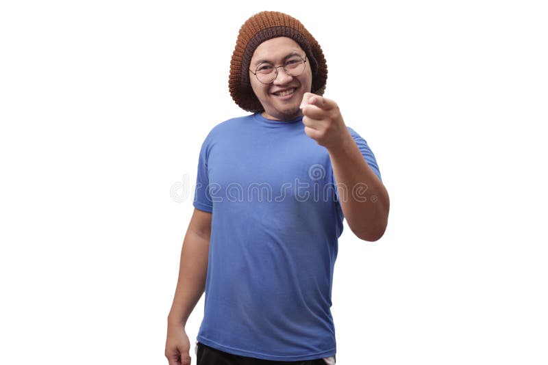 Asian Guy Pointing Focus Finger Stock Photos - Free & Royalty-Free ...