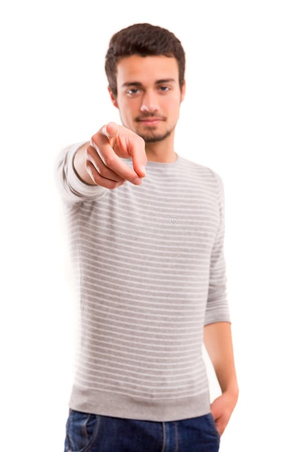 Man pointing stock image. Image of business, choice, company - 36865749