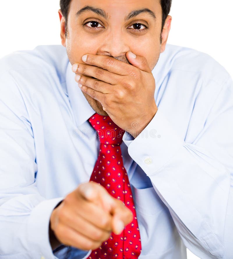 Man Making Fun Something Laughing Pointing Stock Photos - Free ...