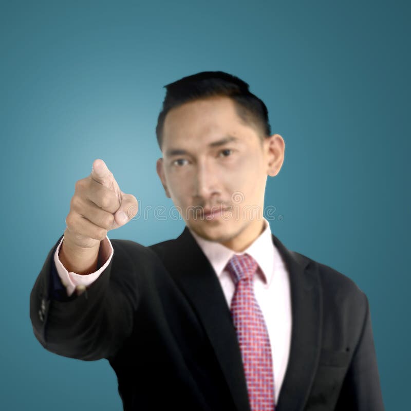 Man Pointing Something stock image. Image of handsome - 54295919