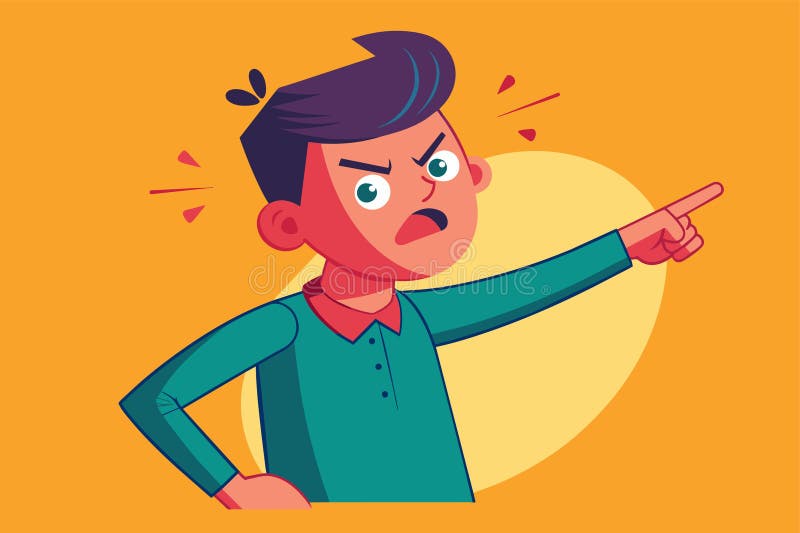 Accusatory Manner Stock Illustrations – 1 Accusatory Manner Stock ...
