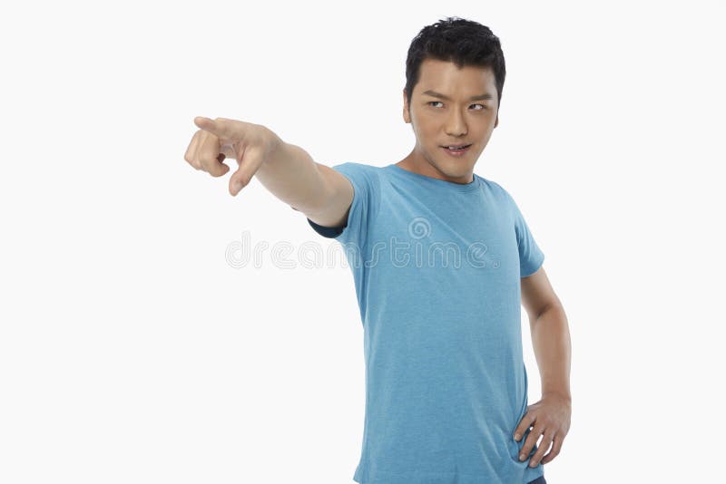 Man Pointing Out To Right Stock Photos - Free & Royalty-Free Stock ...