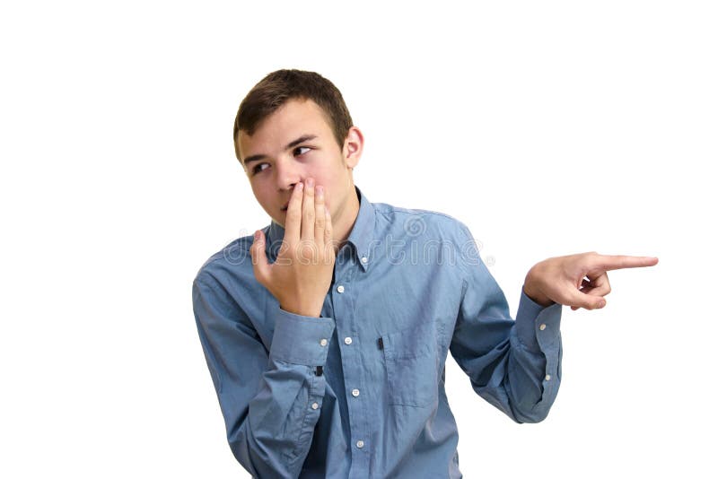 Man points hand stock photo. Image of emotion, points - 76929616