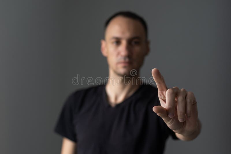 Man Points His Finger at You. Stock Image - Image of executive ...