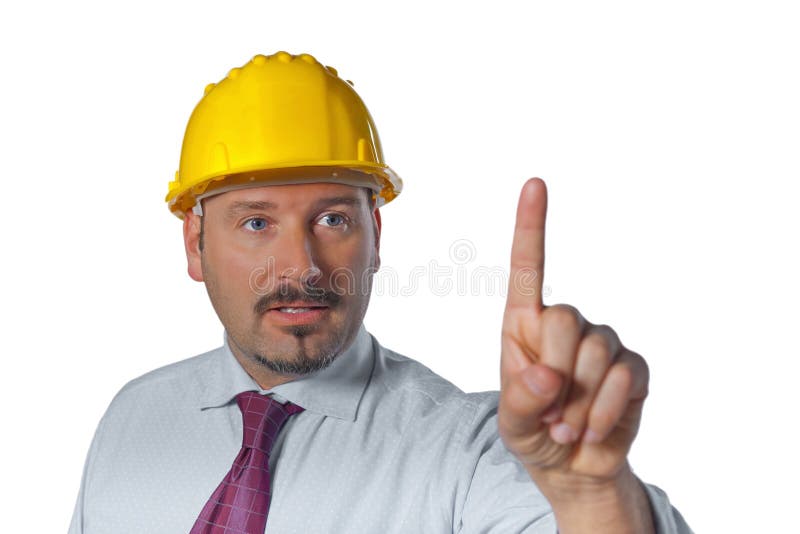Adult Man Wears a Protective Helmet Stock Photo - Image of colour ...
