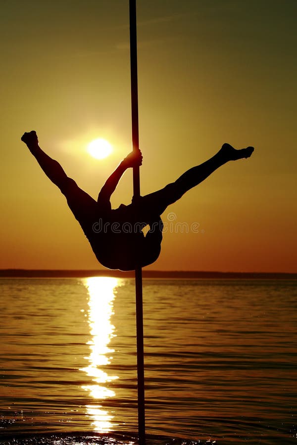 Man for Pole stock photo. Image of performer, indoors - 36179750