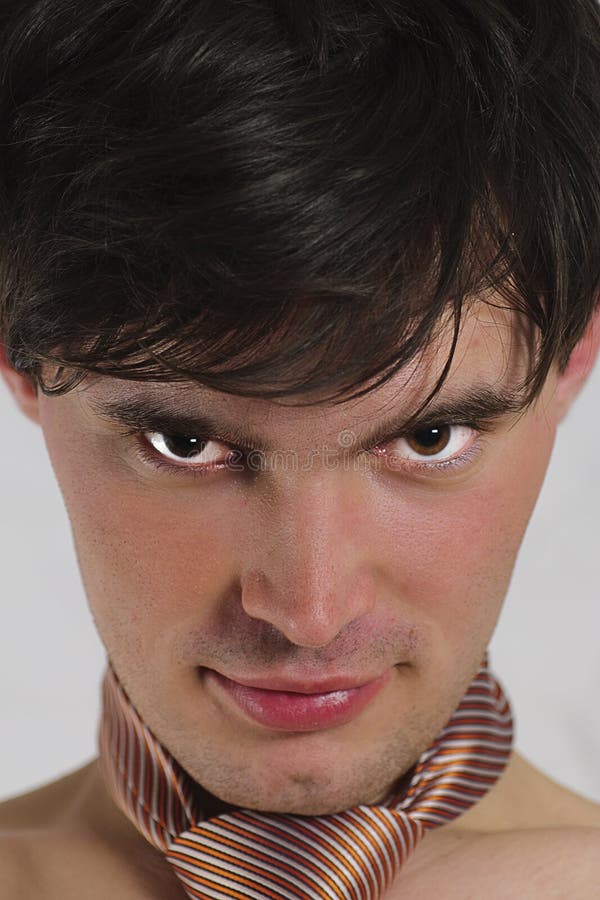 Man portrait stock photo. Image of macro, gaze, male - 14015072