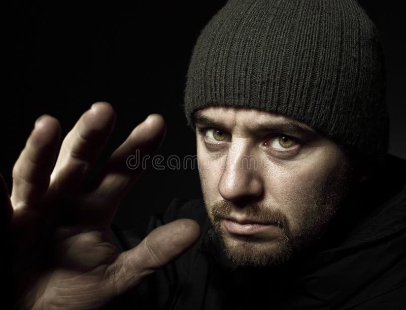 Man portrait stock image. Image of clothes, light, confident - 22453399