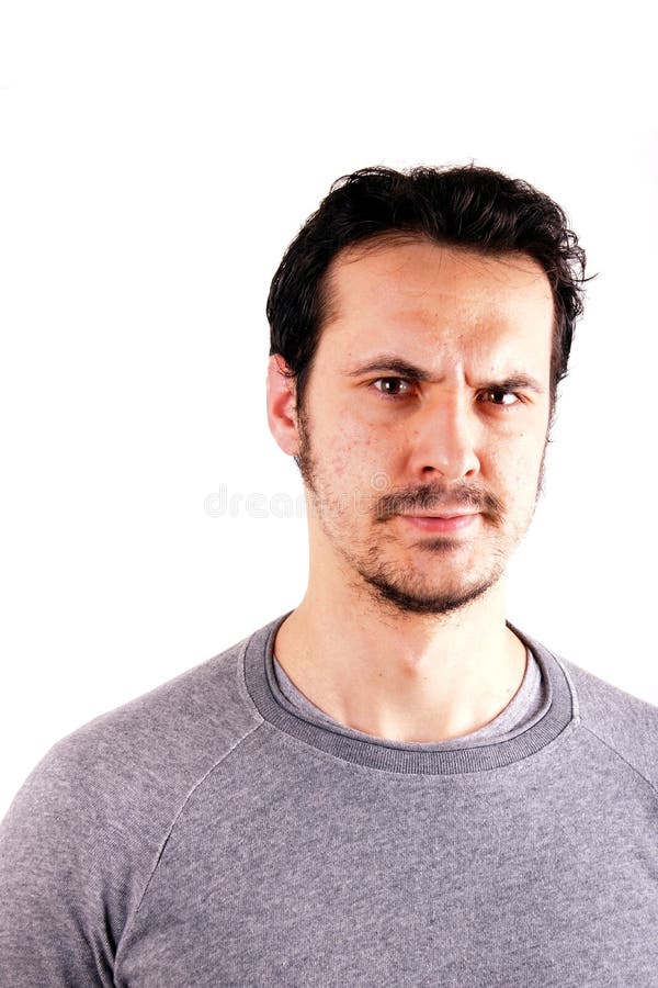 Man portrait stock image. Image of casual, head, fashion - 50641187