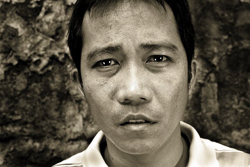 Low key portrait of evil stock photo. Image of evil, expression - 17576958